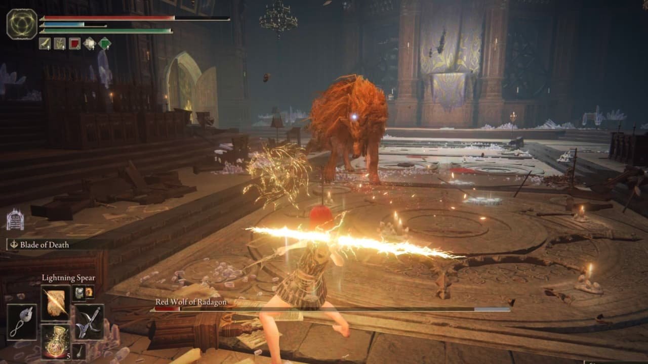 Elden Ring boss guide: How to beat Red Wolf of Radagon - Backdash