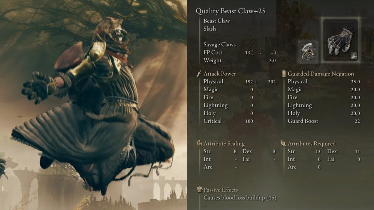 Best standard weapons in Elden Ring Shadow of the Erdtree - Backdash