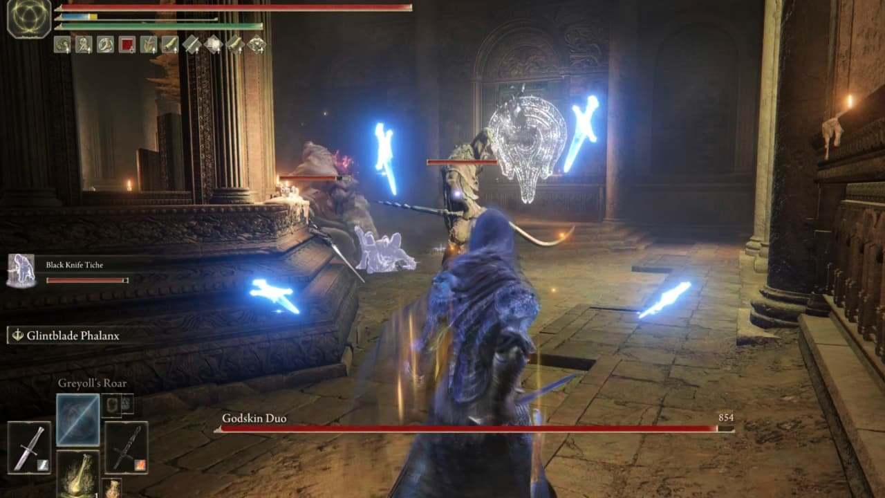 Elden Ring boss guide: How to beat Godskin Duo - Backdash