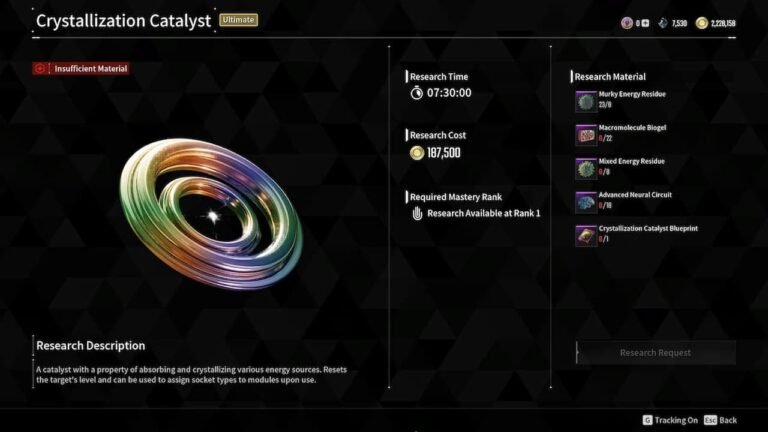 How to get Crystallization Catalyst in The First Descendant - Backdash