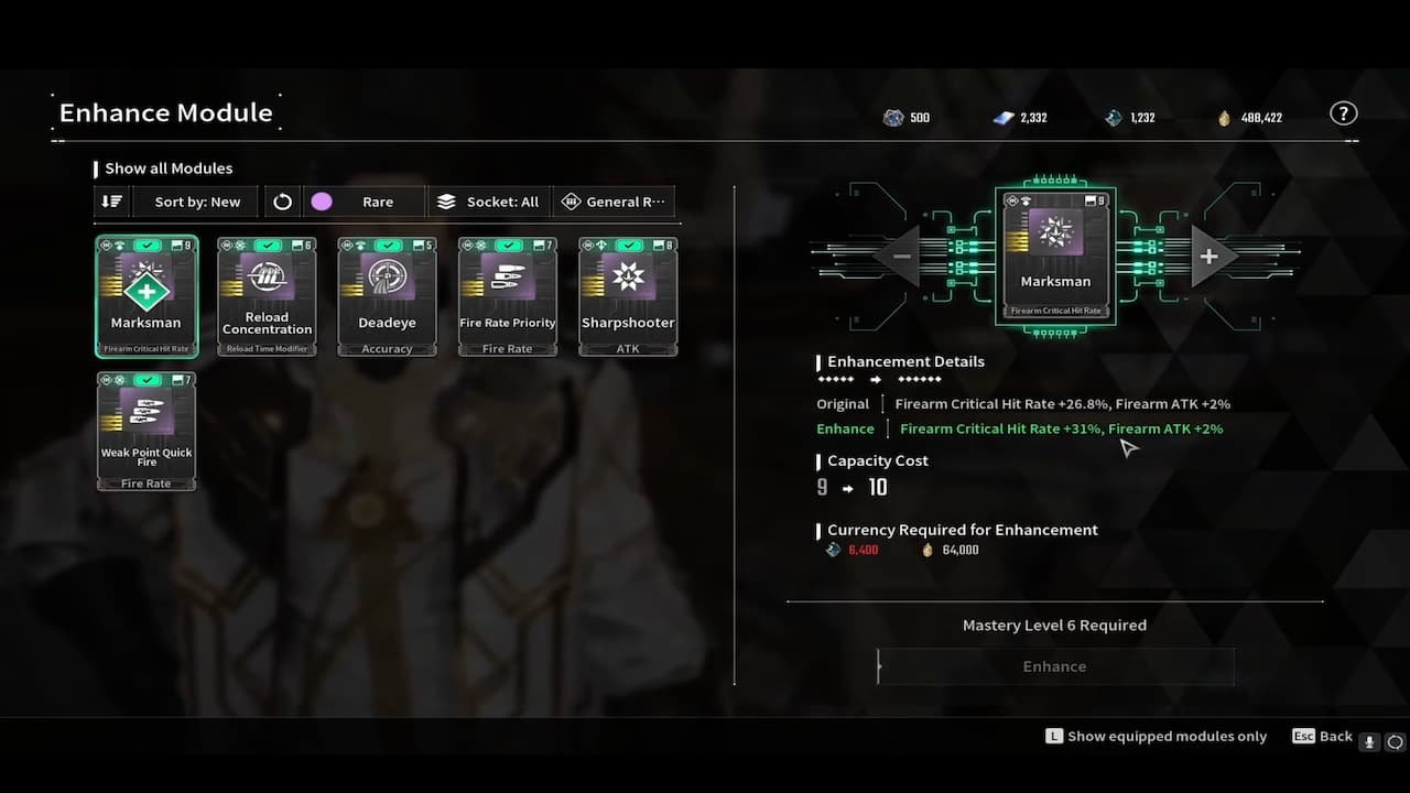 The First Descendant complete Modules guide - Backdash