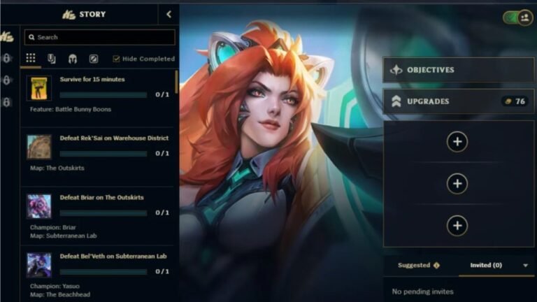 All missions and rewards in League of Legends Swarm - Backdash