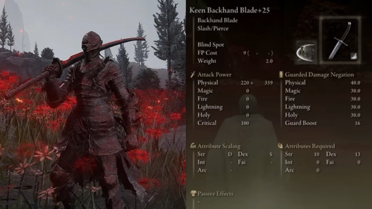 Best Backhand Blade builds in Elden Ring Shadow of the Erdtree - Backdash