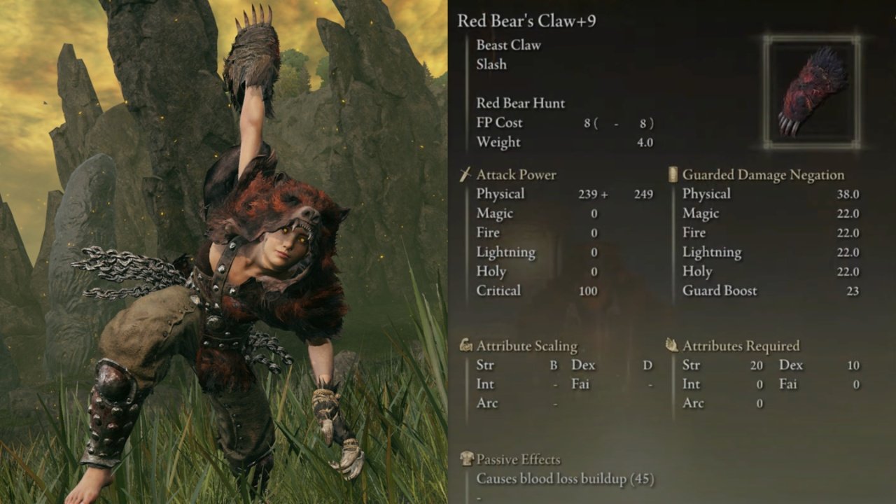 Best Beast Claw builds in Elden Ring Shadow of the Erdtree | Backdash