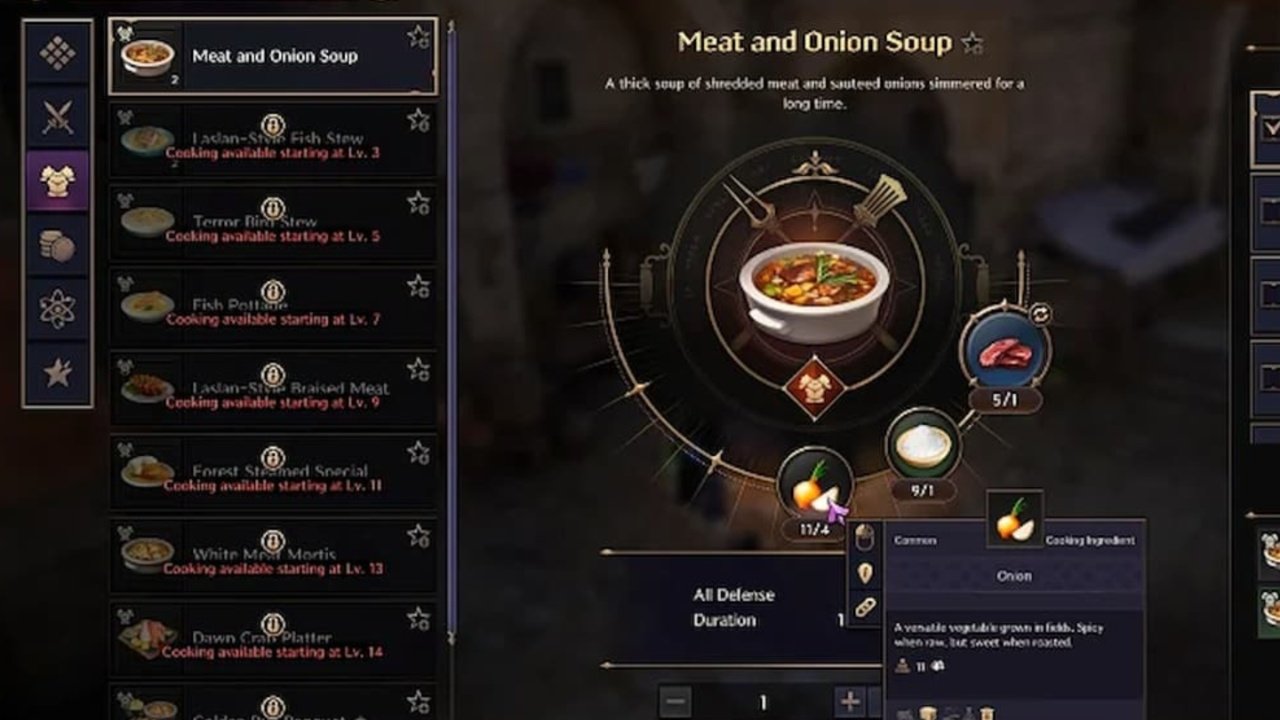 Throne and Liberty complete cooking guide - Backdash