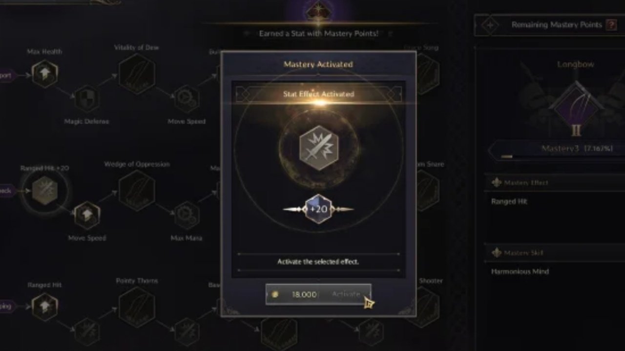 Throne and Liberty Weapon Mastery explained | Backdash