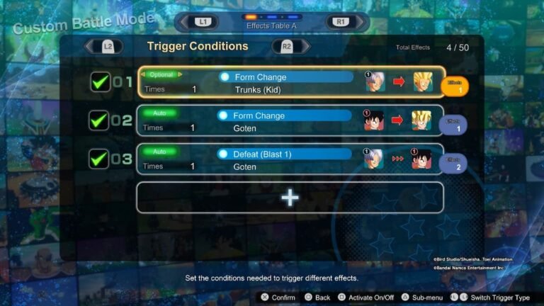 Dragon Ball Sparking Zero complete Custom Battles guide - Backdash