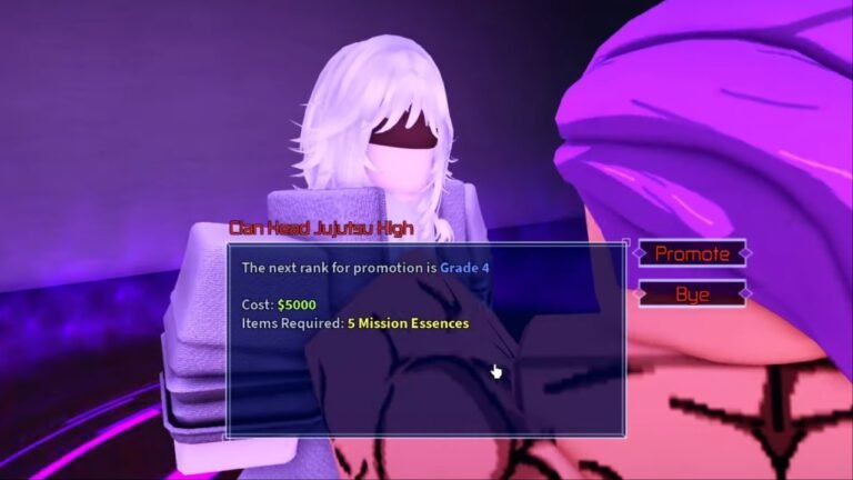 Jujutsu Infinite complete Mission Essence and Grade Ranks guide | Backdash