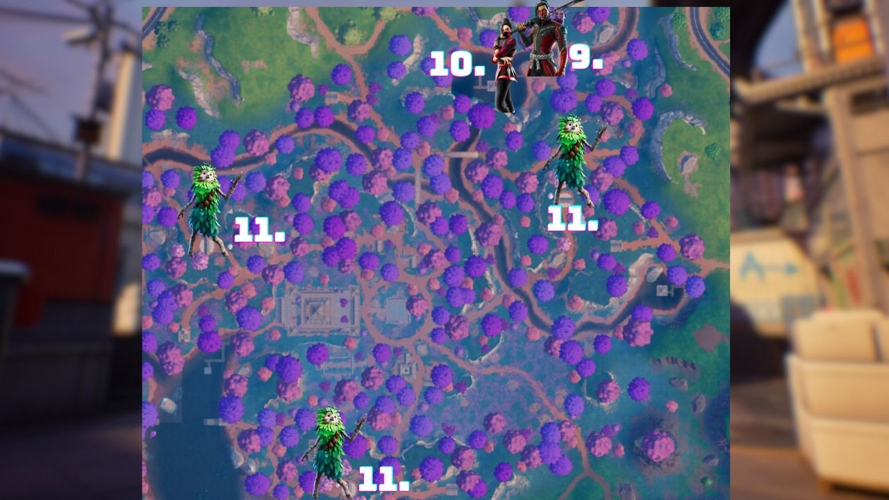 All Fortnite NPC locations in Chapter 6 Season 1 - Backdash