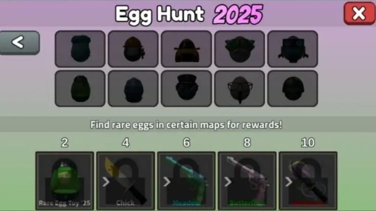 All Egg locations and rewards in Murder Mystery 2 Easter Egg hunt ...