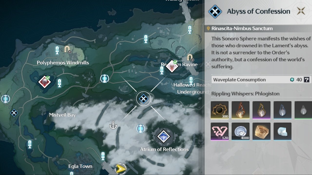 Ciaccona Wuthering Waves Ascension and Forte materials - Backdash