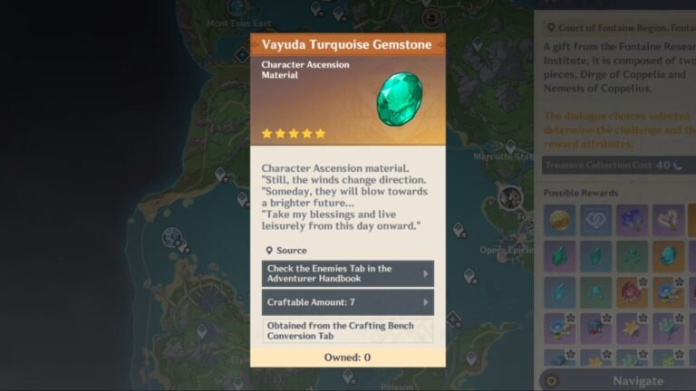 Genshin Impact Ifa ascension and talent materials - Backdash
