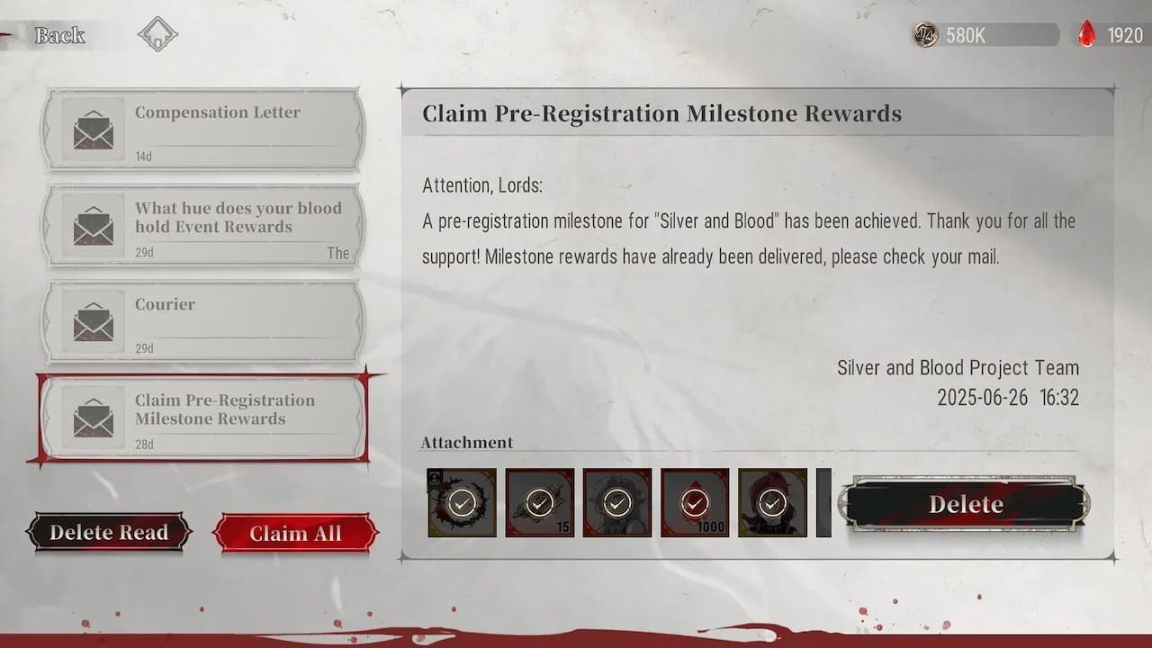 Can You Reroll in Silver and Blood? - Backdash