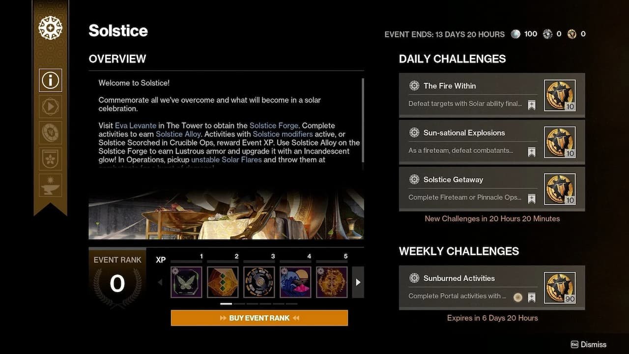 Destiny 2 Solstice 2025 Event Guide - Backdash