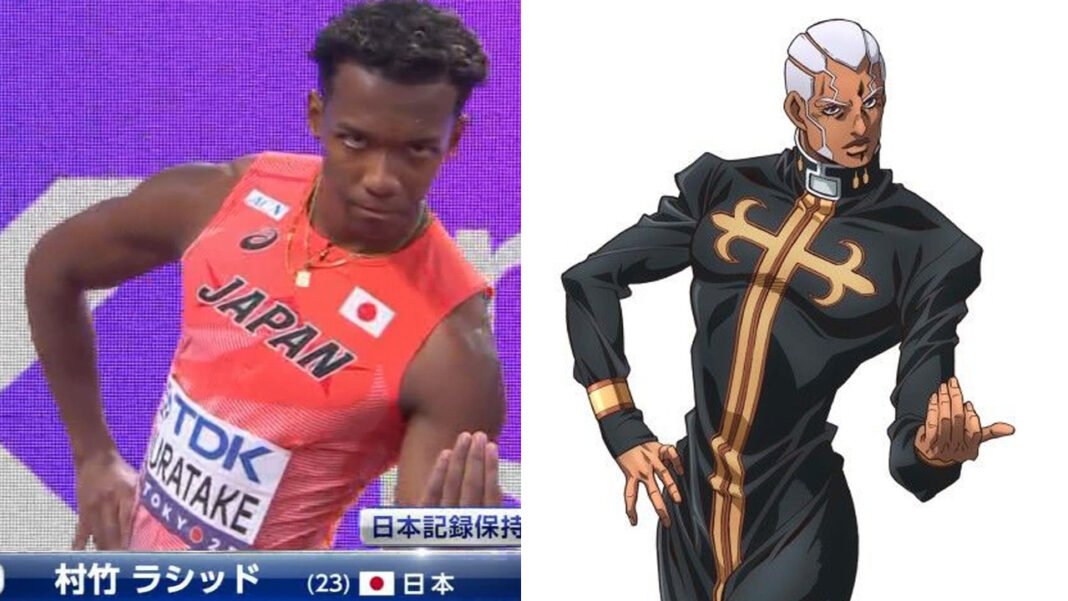 All Anime Poses Struck By Japanese Athlete Rachid Muratake - Backdash