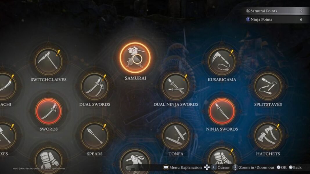 All Nioh 3 Weapon types explained | Backdash